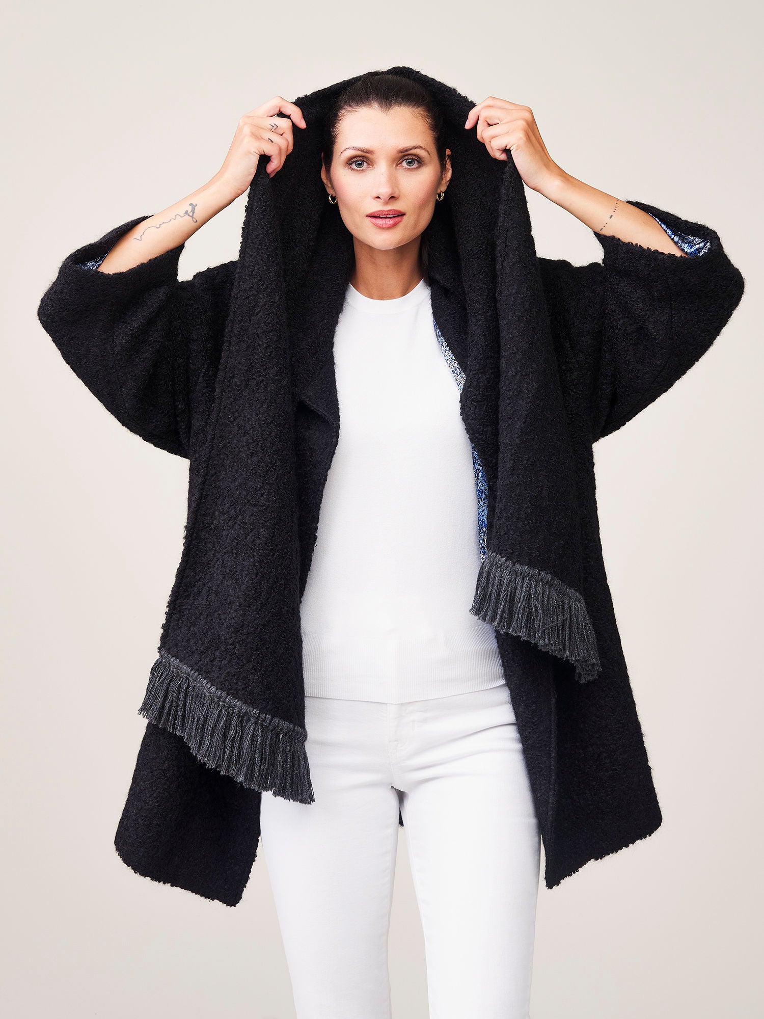 Leila Scarf Coat – Belamonde